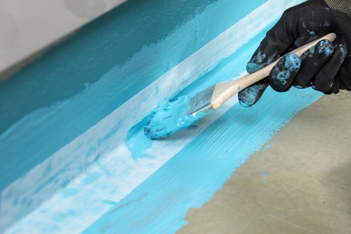 Мастика для бассейна Elastomeric Systems 20 кг, голубой elastomeric pool ET-6006036 - выгодная ...