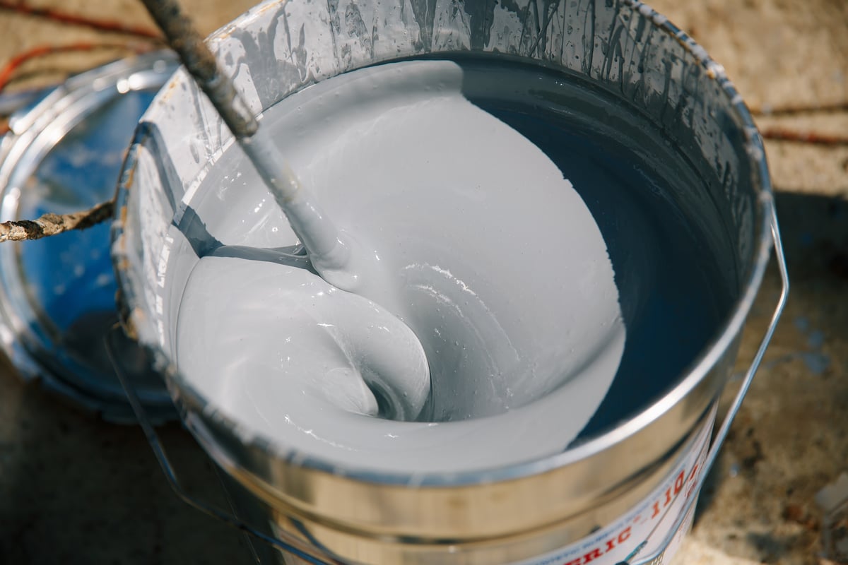 Мастика для кровли Elastomeric Systems 20 кг, базовый слой серый elastomeric-110 1100005 ...