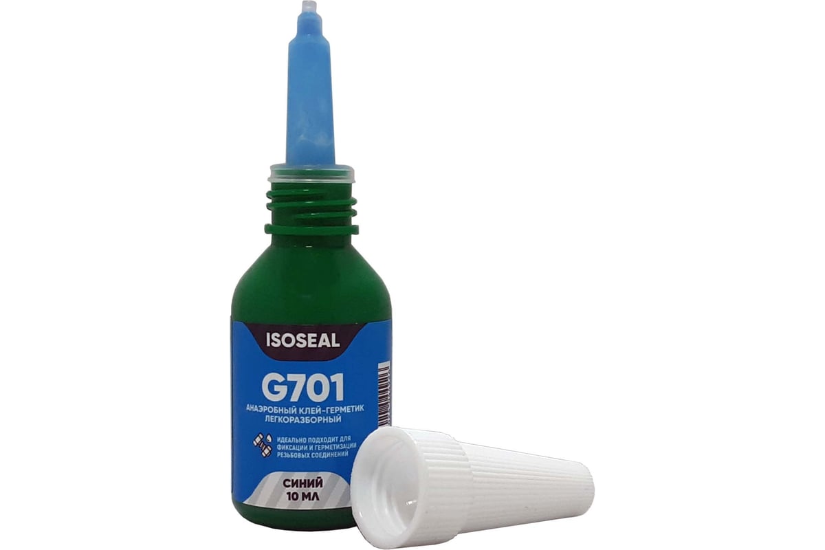 Анаэробный легкоразборный фиксатор резьбы Isoseal G701, синий, 10 мл ...