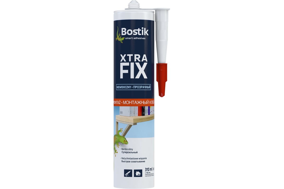 Монтажный клей Bostik XTRA FIX белый 310 мл 30612723 - выгодная цена ...