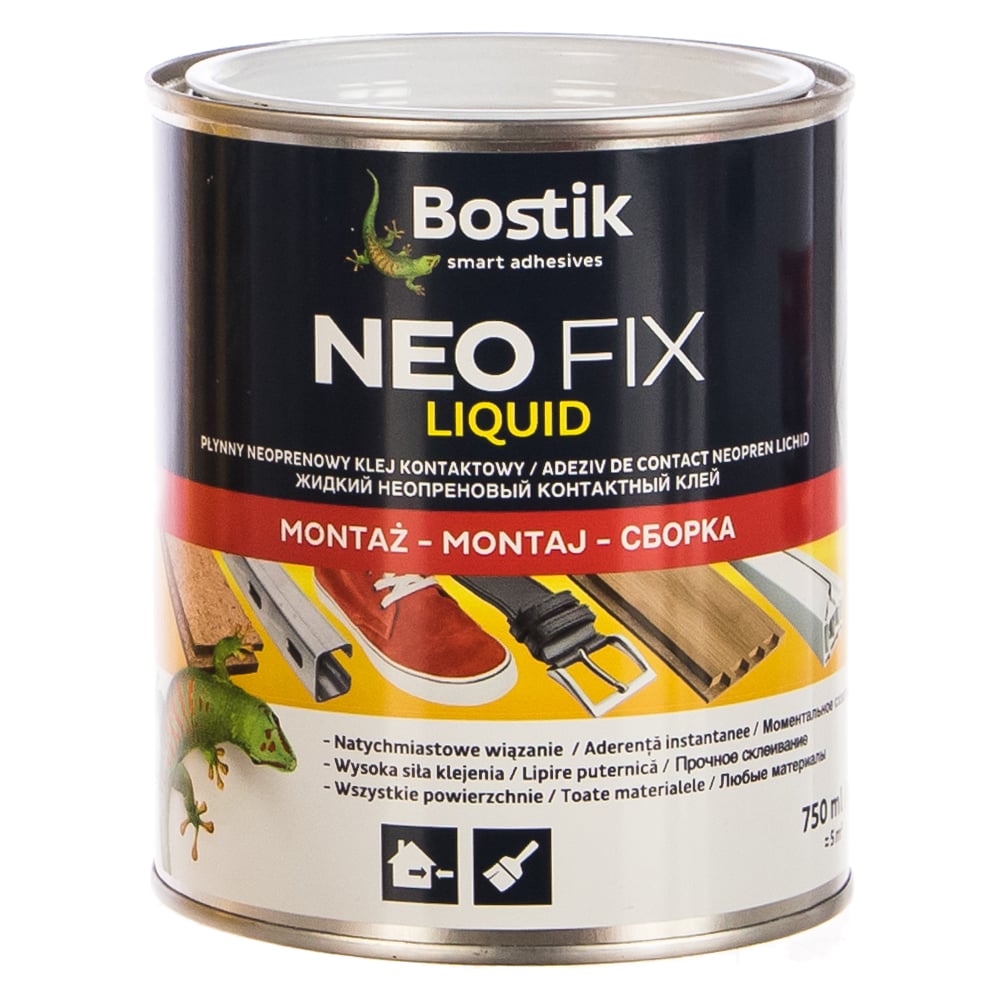 Жидкий неопреновый контактный клей Bostik NEO FIX 750 мл 30611646 ...