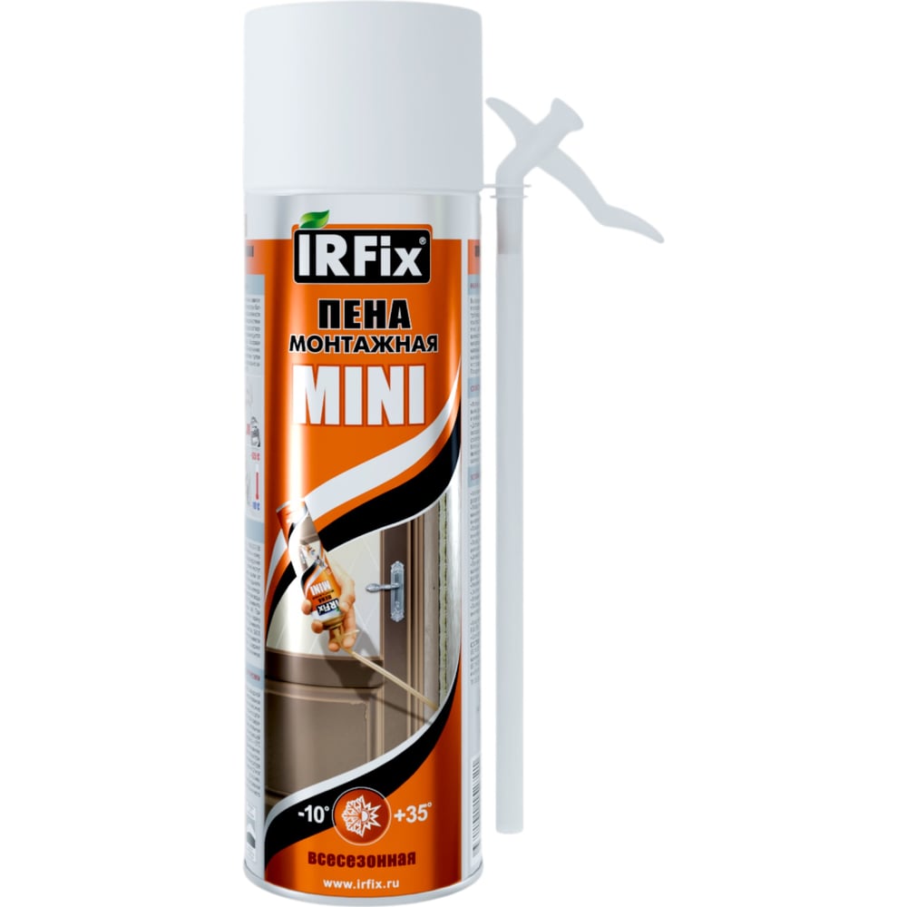 Пена монтажная бытовая всесезонная IRFIX Mini 500мл 10004 - выгодная цена, отзывы ...