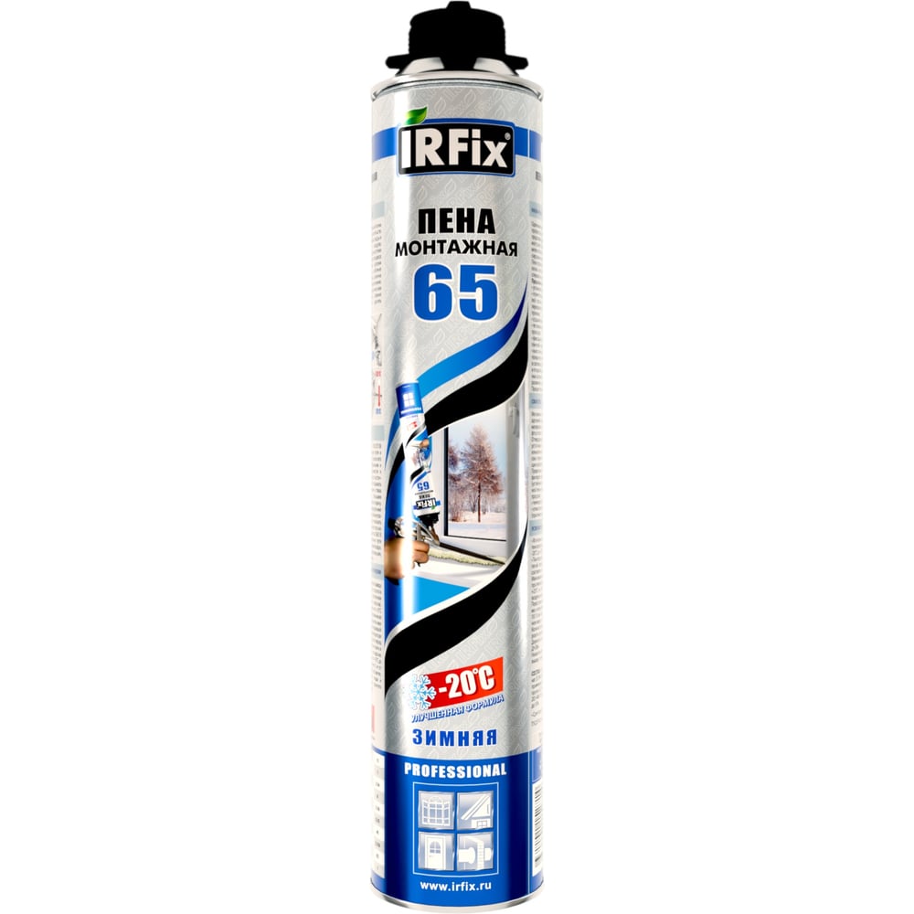 Профессиональная монтажная пена IRFIX 65 зимняя 850мл 10011 - выгодная цена, отзывы ...