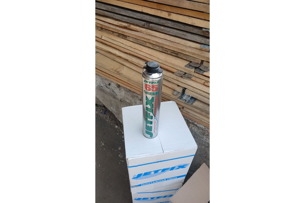 Профессиональная всесезонная монтажная пена JETFIX 65 850 мл 10043 - выгодная цена, отзывы ...