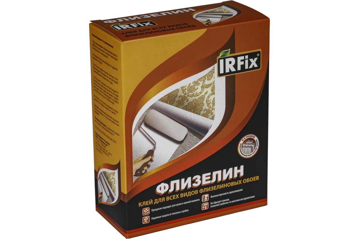 Клей для обоев IRFIX флизелин 250 гр 20091 - выгодная цена, отзывы, характеристики, фото ...