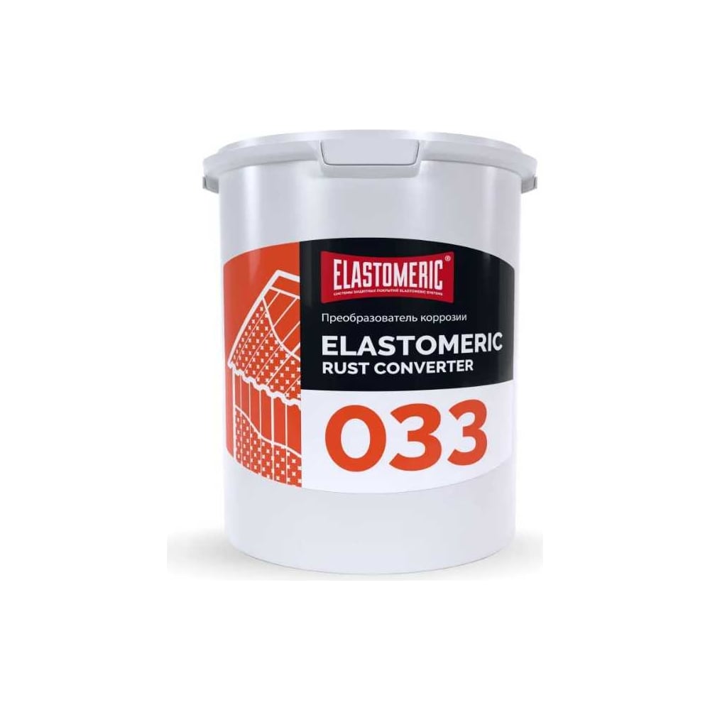 Преобразователь ржавчины Elastomeric Systems 3 кг, антикоррозия для металла elastomeric-033 ...