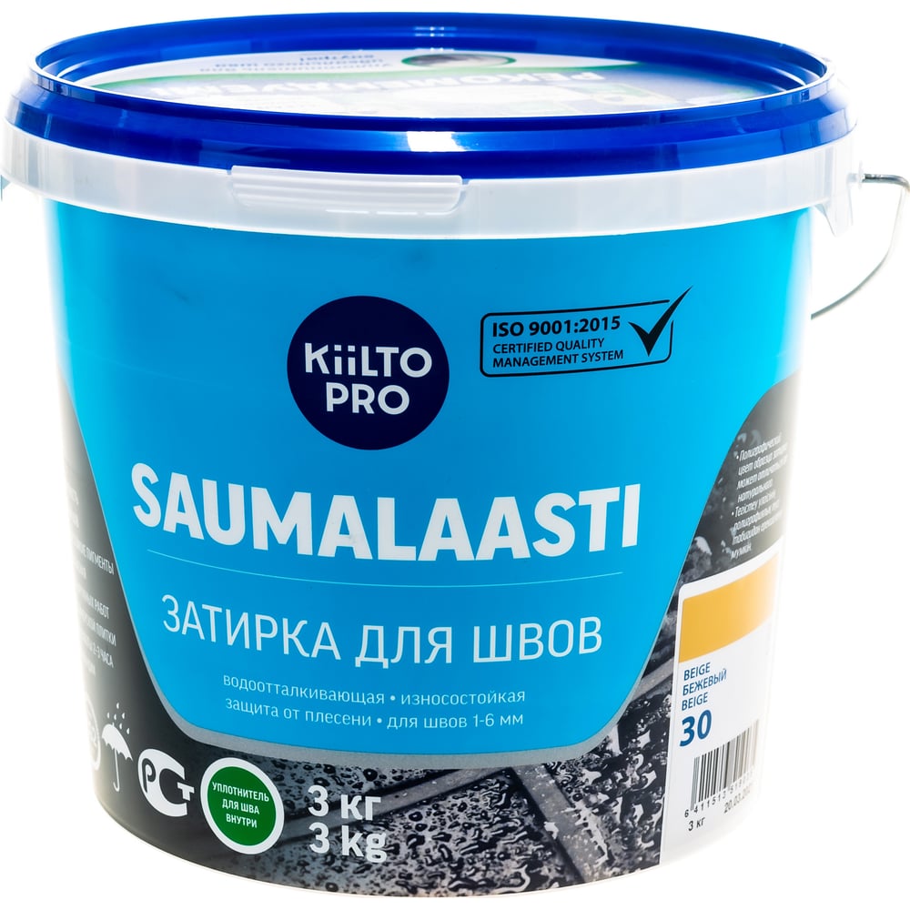 Затирка KIILTO Saumalaasti 30 3 кг, бежевый T3519.003 - выгодная цена ...