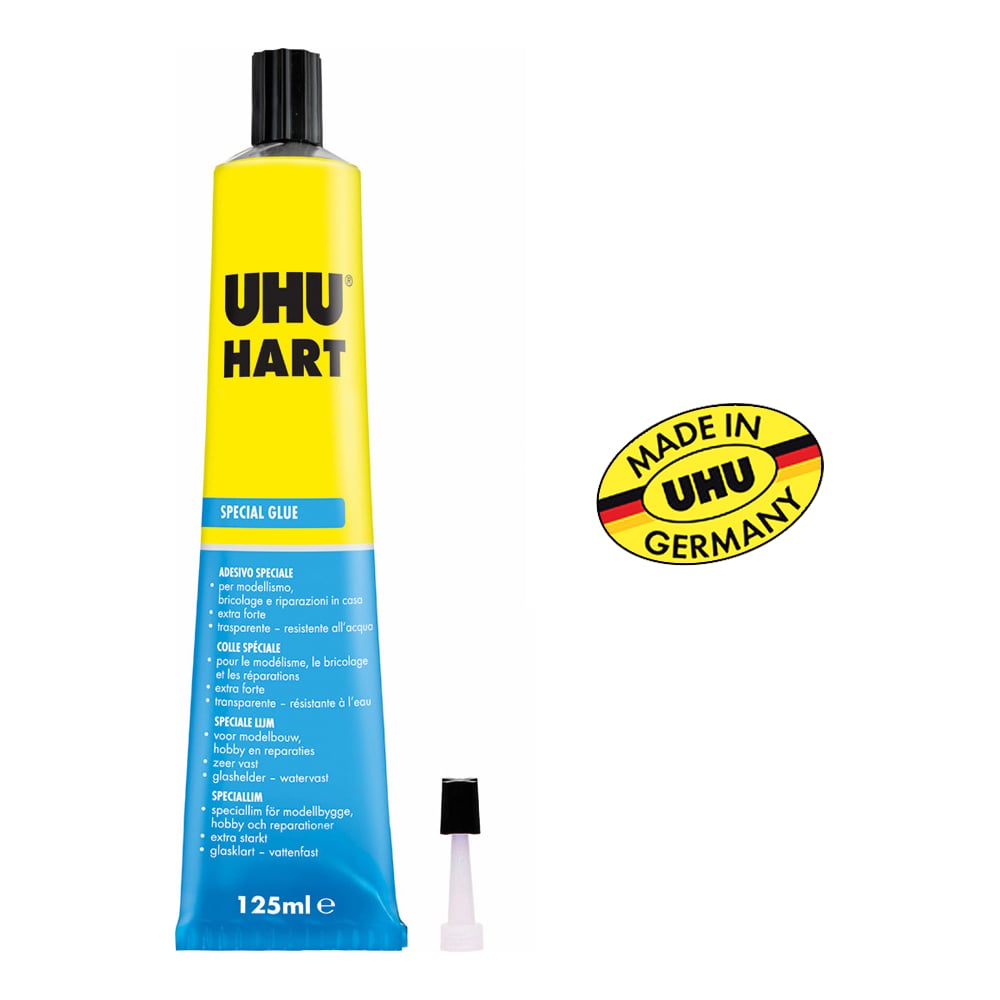Клей для жестких пластиков UHU HART 125 г 45525 - выгодная цена, отзывы ...