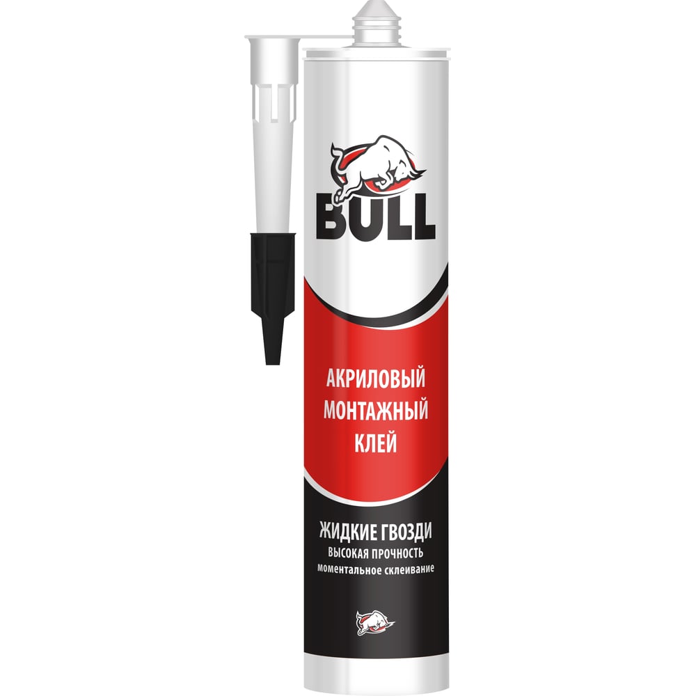 Акриловый монтажный клей Bull 280 мл AA310 - выгодная цена, отзывы ...