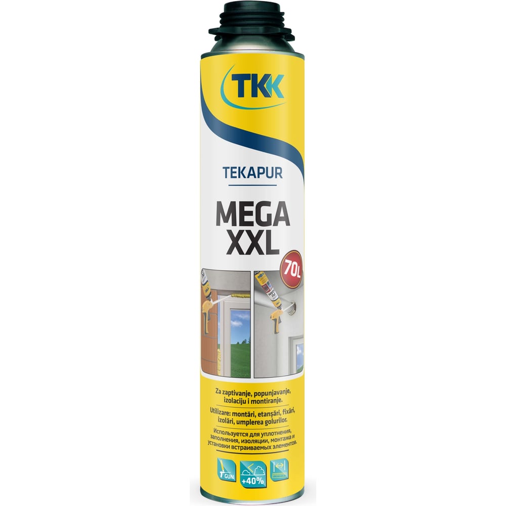 Профессиональная пена ТКК Tekapur Mega XXL 46482 - выгодная цена ...