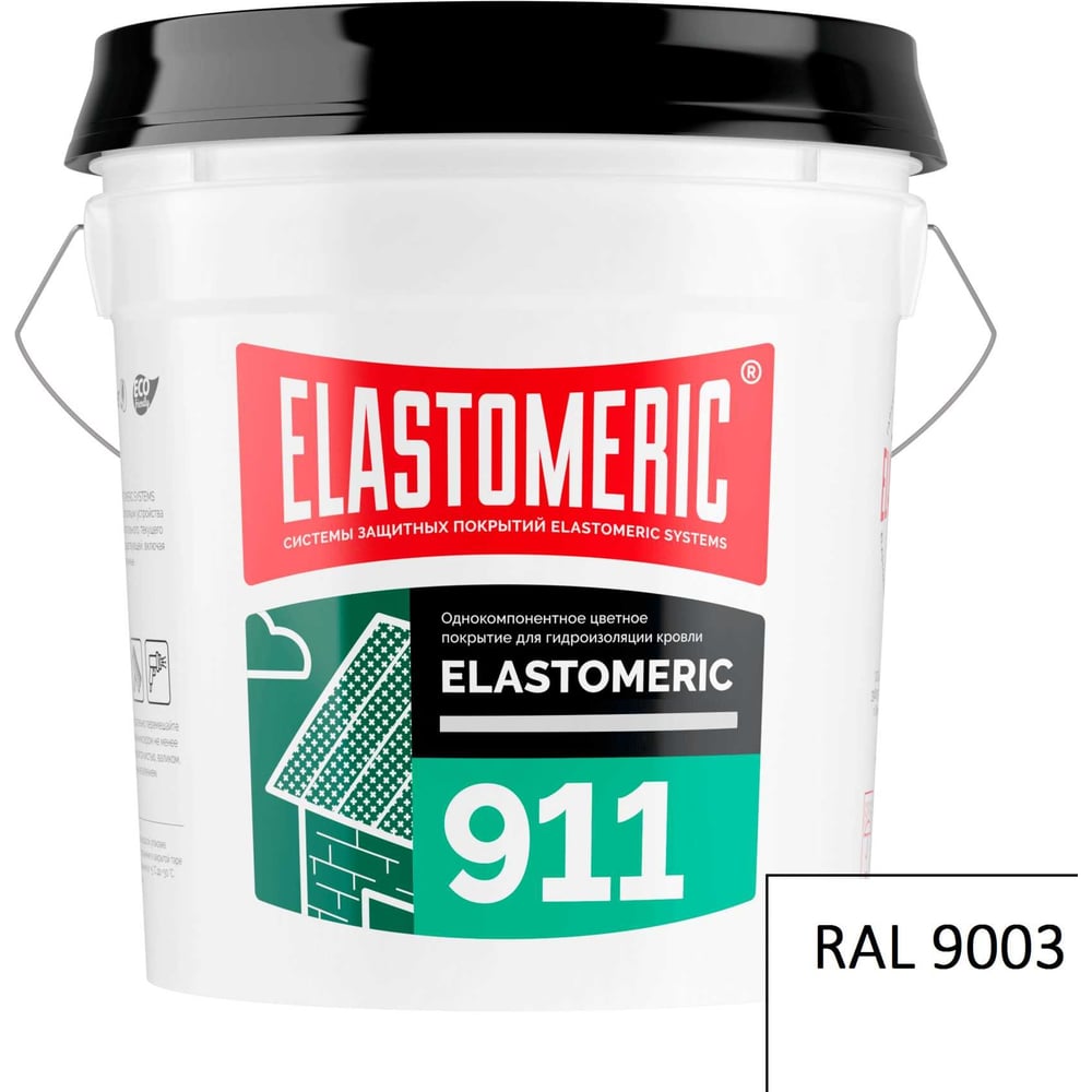Мастика Elastomeric Systems для металлической кровли 20кг белая ...
