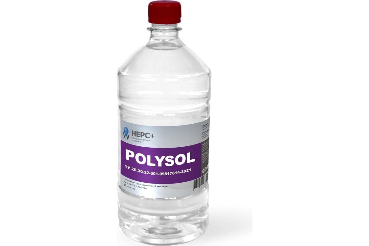 Полиуретановый универсальный разбавитель НЕРС+ Polysol 1 л 100001 ...