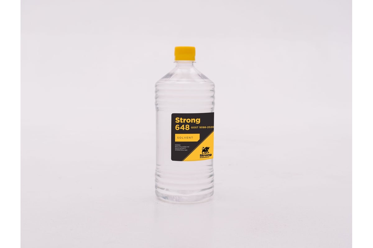 Растворитель Нефтехимик STRONG 648 1 л 648С1000 - выгодная цена, отзывы ...