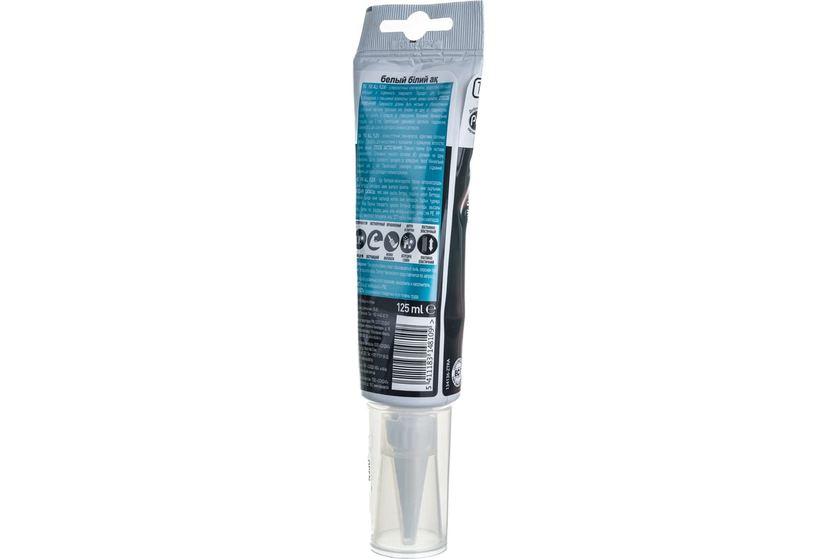 Гибридный клей-герметик SOUDAL Фикс Алл Флекси белый 125мл 134136 ...