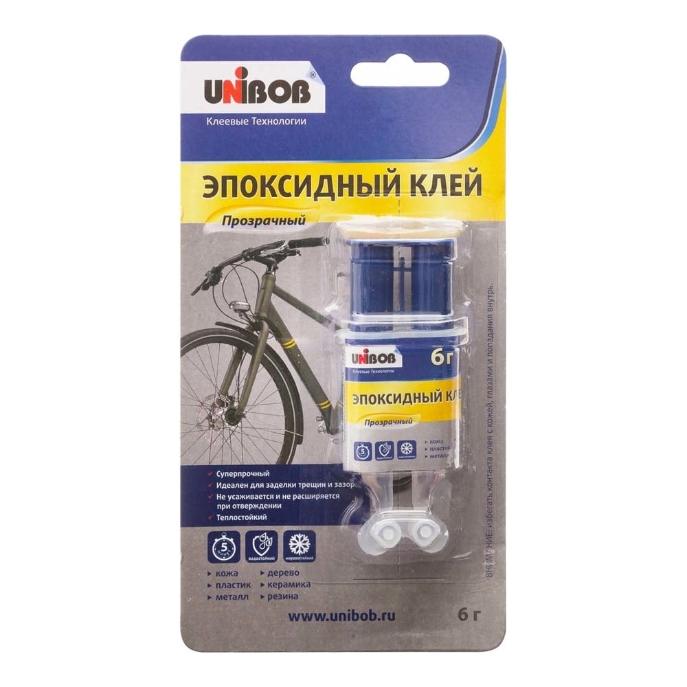 Эпоксидный клей UNIBOB 6 г блистер 211800 - выгодная цена, отзывы ...