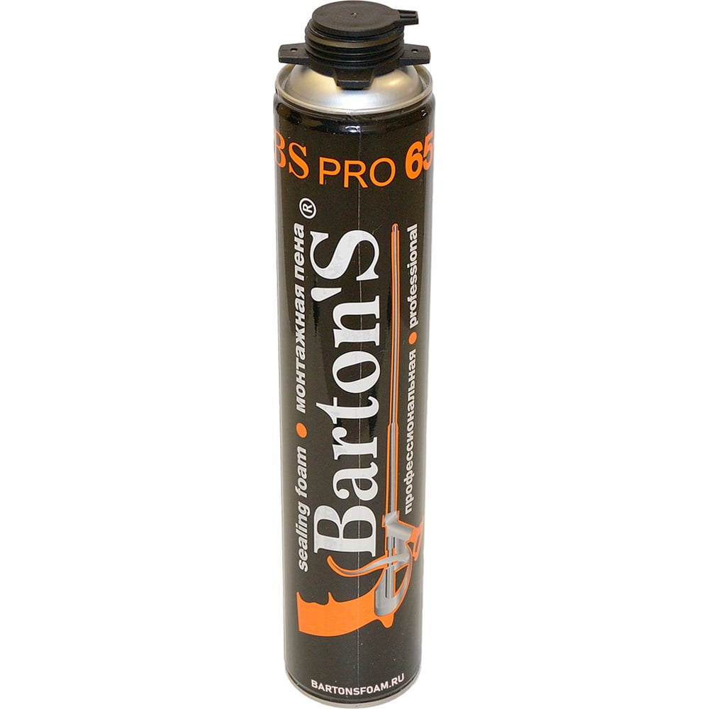 Профессиональная монтажная пена BARTON'S BS PRO 65+, 880 мл BR238 ...