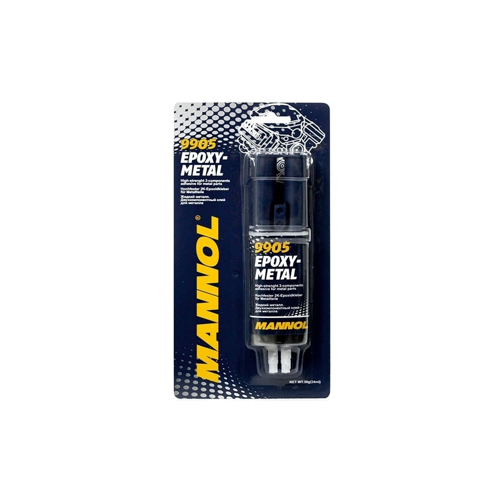 Клей MANNOL EPOXY METAL Жидкий металл 30 г 2404 - выгодная цена, отзывы ...