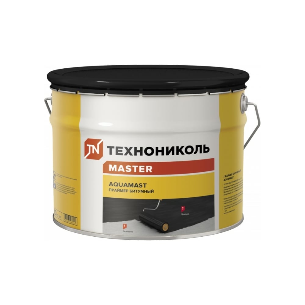 Битумный праймер Технониколь AquaMast 10 л TN889467 - выгодная цена ...