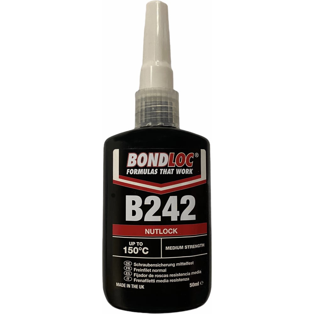 Резьбовой фиксатор средней прочности Bondloc B242 50 мл B24250ML - выгодная цена, отзывы ...