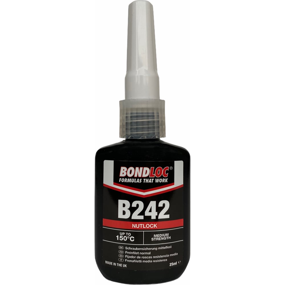 Резьбовой фиксатор средней прочности Bondloc B242 25 мл B24225ML - выгодная цена, отзывы ...