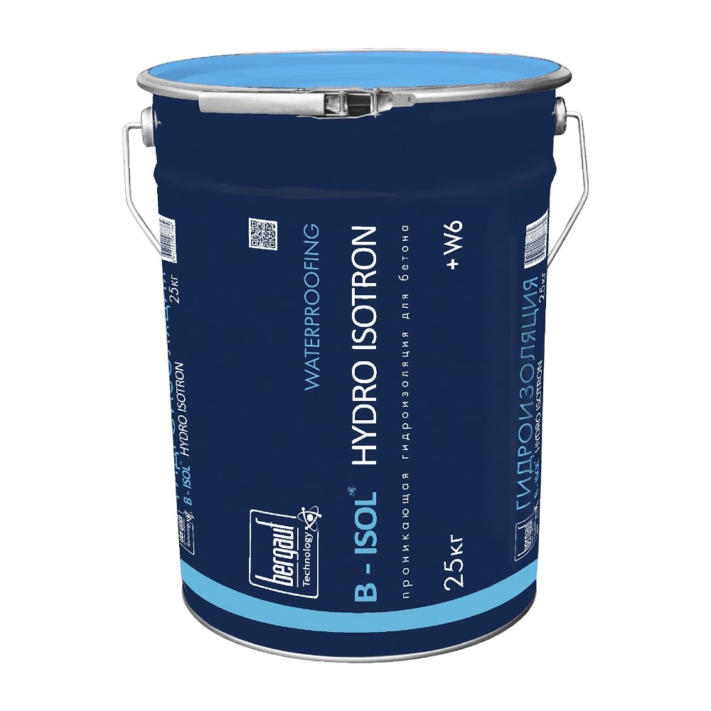 Проникающая гидроизоляция B-Isol HYDRO ISOTRON 25 кг Бергауф 1111214 ...