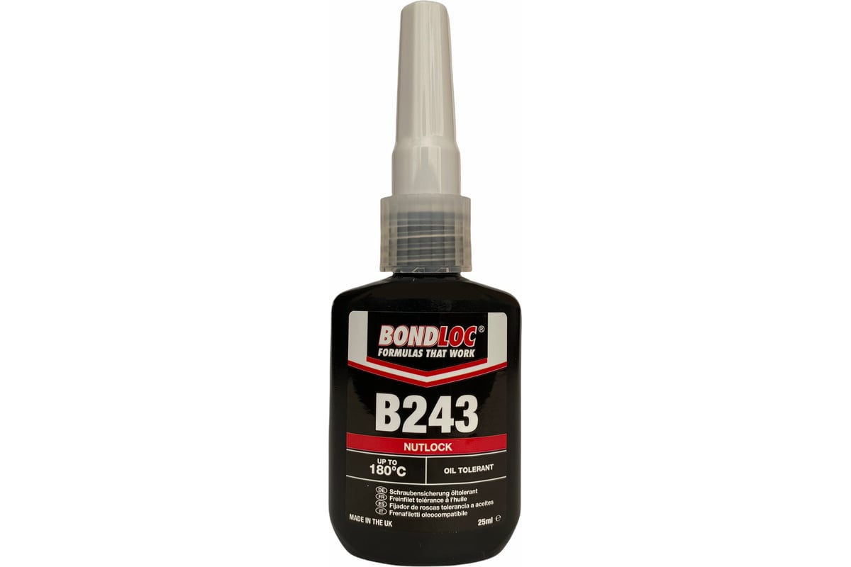 Резьбовой фиксатор средней прочности Bondloc B243 25 мл B24325ML - выгодная цена, отзывы ...