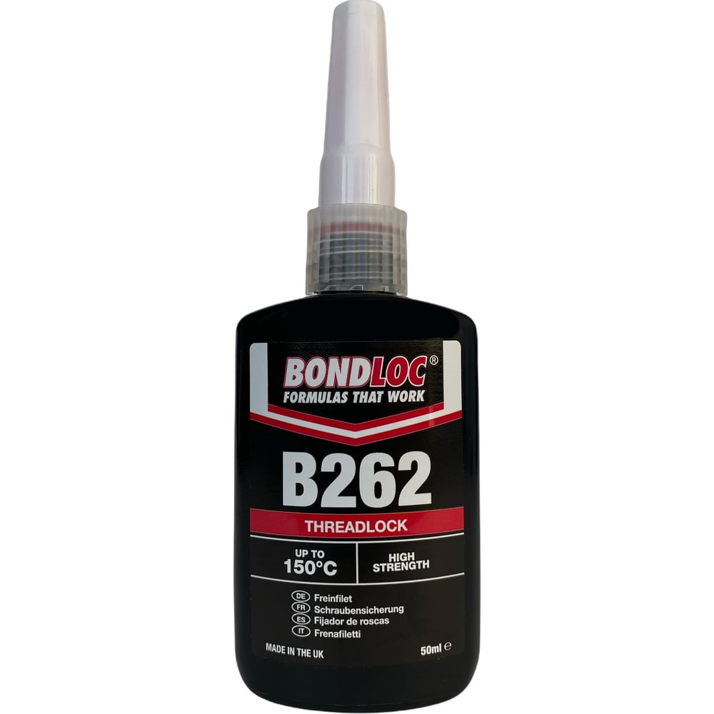 Резьбовой фиксатор средней/высокой прочности Bondloc B262 50 мл B26250ML - выгодная цена, отзывы ...
