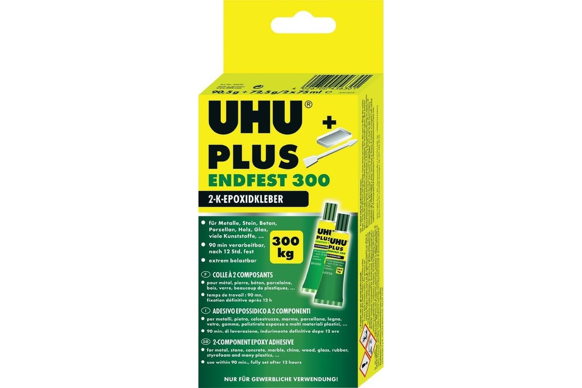 Универсальный эпоксидный клей UHU Plus endfest 300 163 г 45630 ...