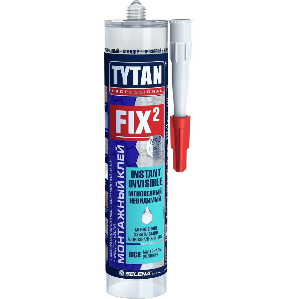 Монтажный клей Tytan PROFESSIONAL Fix2 Instant Invisible мгновенный ...