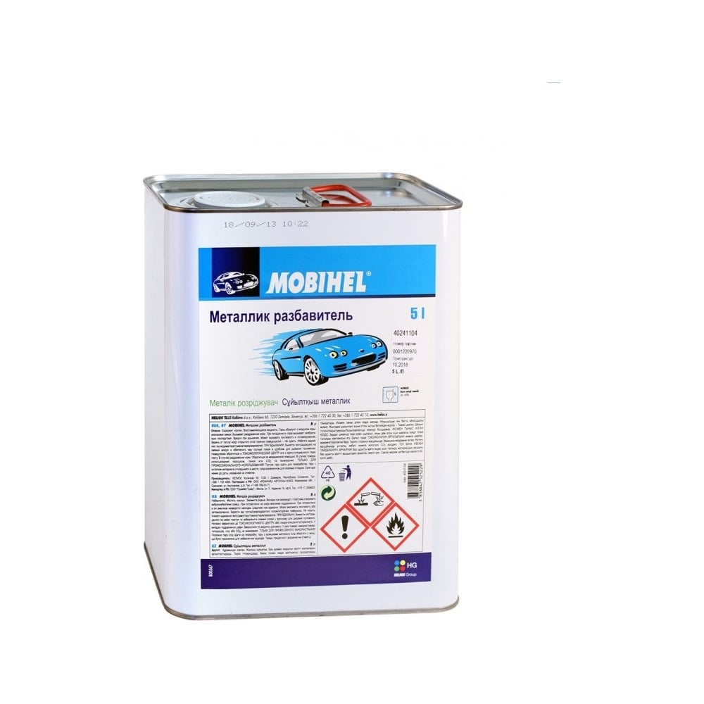 Разбавитель MOBIHEL металлик 5 л 40241104 - выгодная цена, отзывы ...