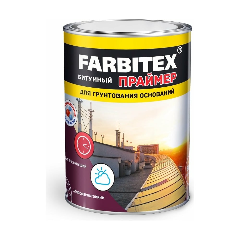 Битумный праймер Farbitex 7 кг 4300010213 - выгодная цена, отзывы ...