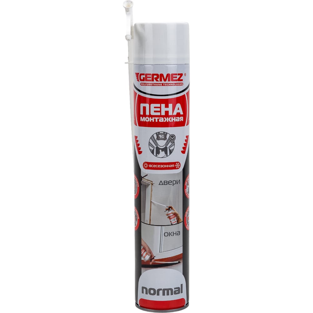 Монтажная пена Germez NORMAL 750 мл 6501501 - выгодная цена, отзывы ...