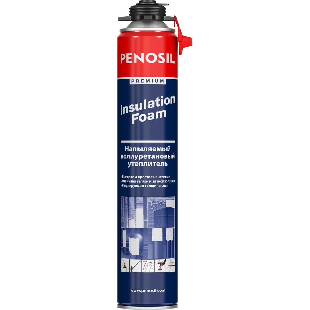 Напыляемый полиуретановый утеплитель Penosil Premium Insulation Foam ...