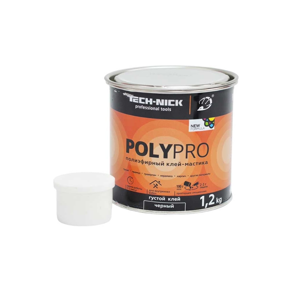 Клей полиэфирный TECH-NICK PolyPro (черный/густой) 1,2 кг 170.210.144 - выгодная цена, отзывы ...