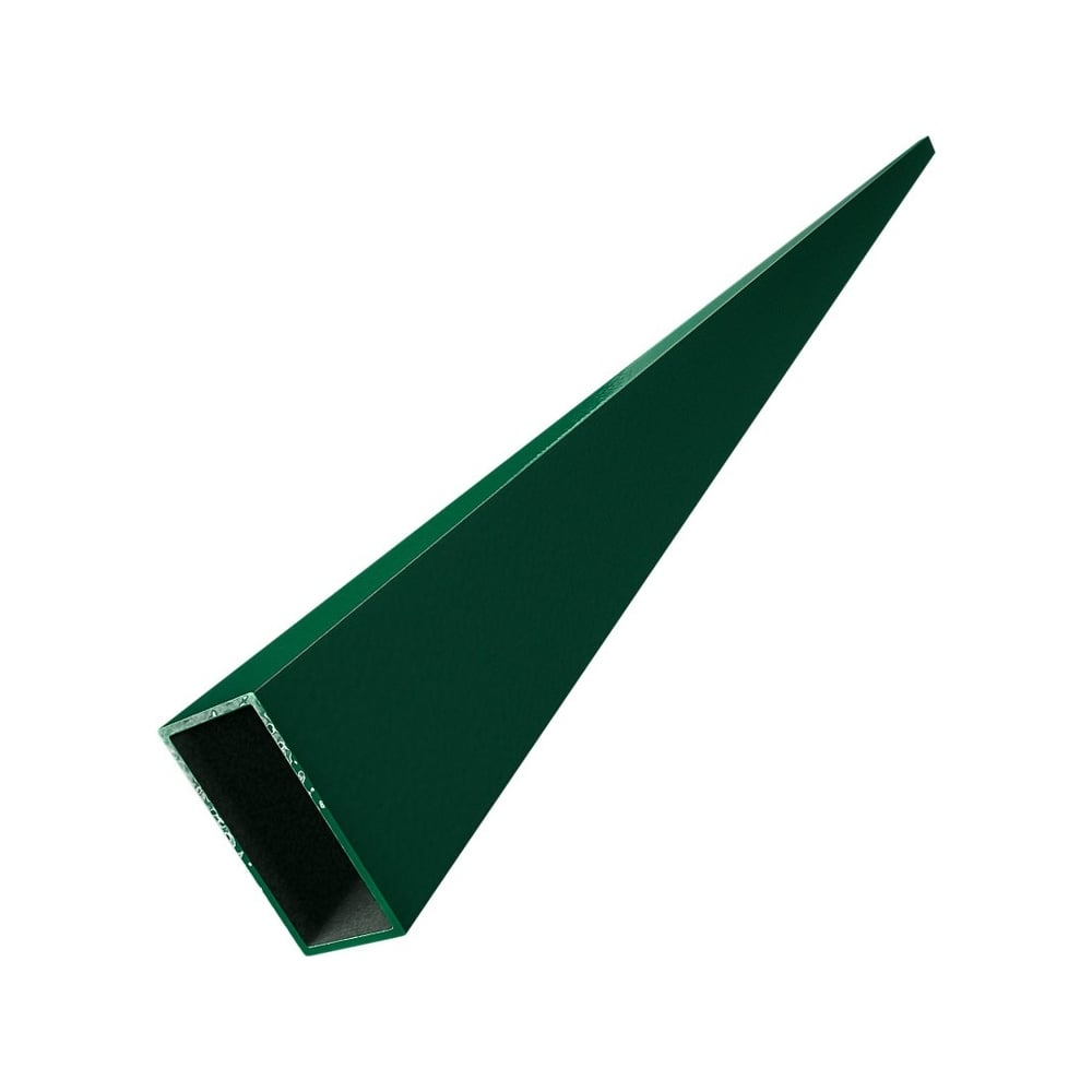 Лага для забора Русская Свая 40x20x1.5 мм, 2,5 м, зеленая RAL 6005 ...