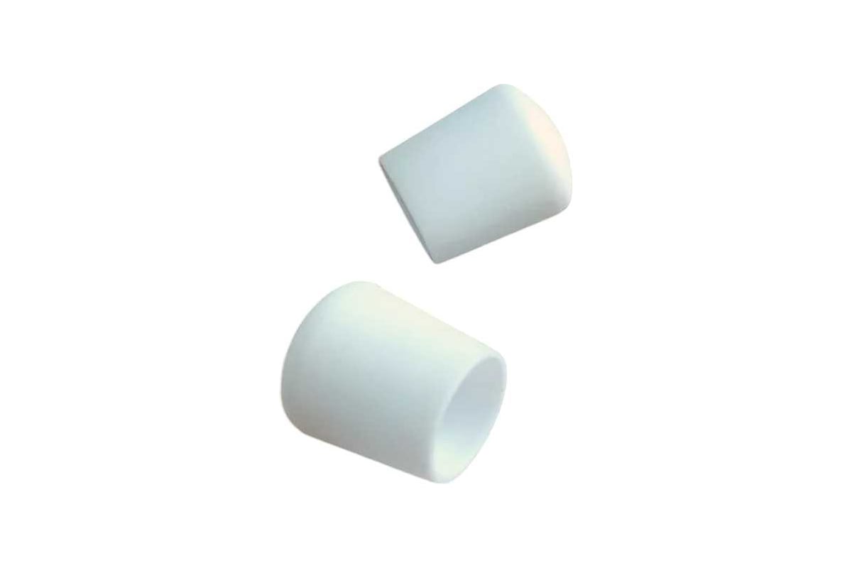 Заглушка для труб наружная круглая 23 Болта диаметр 10 мм белая, 50 шт ...