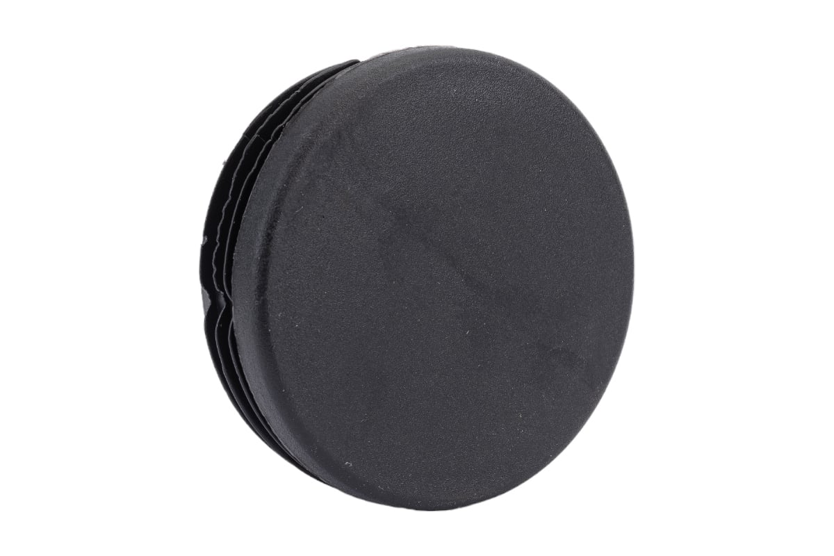 Внутренняя заглушка для трубы Tech-Krep D50 мм, черный пластик, 4 шт. пакет 155043 - выгодная ...