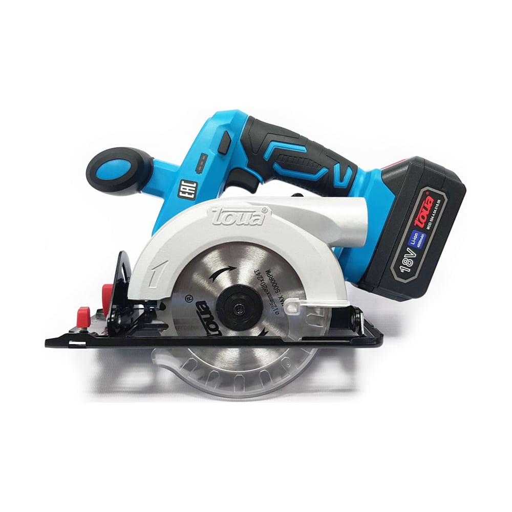 Аккумуляторная циркулярная пила TOUA 18 В DCC180 - выгодная цена, отзывы, характеристики, фото ...