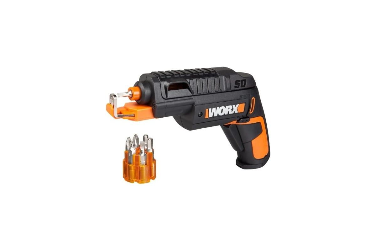 Аккумуляторная отвертка с набором бит WORX WX255 SD Slide Driver WX255 ...
