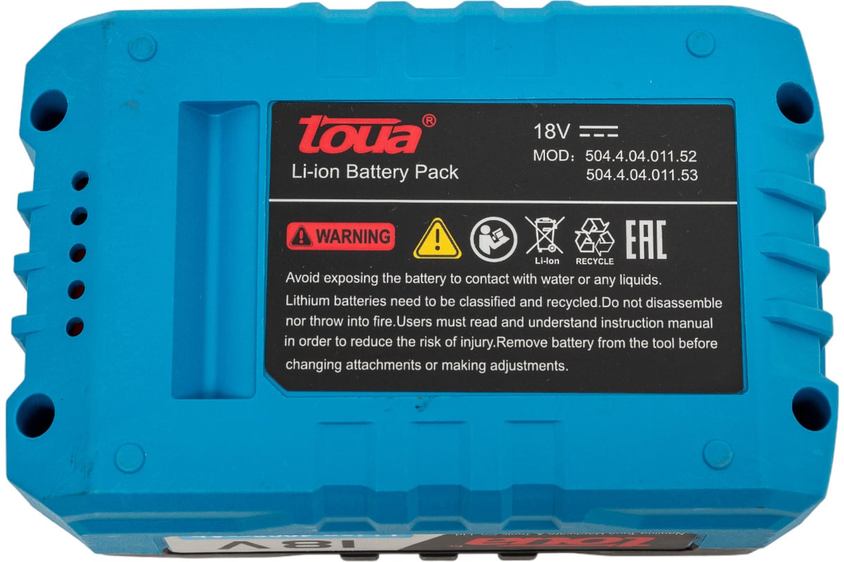 Аккумулятор TOUA 18V 4Ah DBP001 в блистере DBP001B - выгодная цена, отзывы, характеристики, фото ...