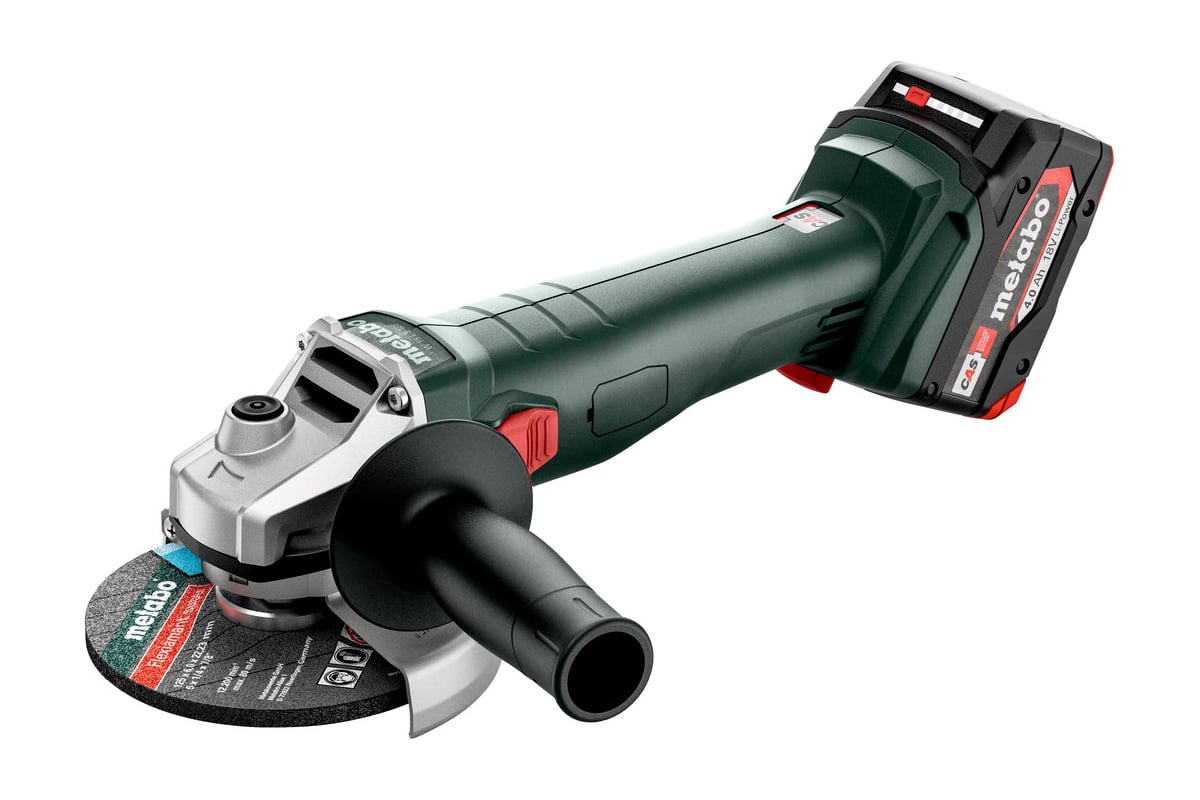УШМ Metabo W 18 L 9-125 Акк., 2x4 Ач, ASC55,x 602247510 - выгодная цена ...