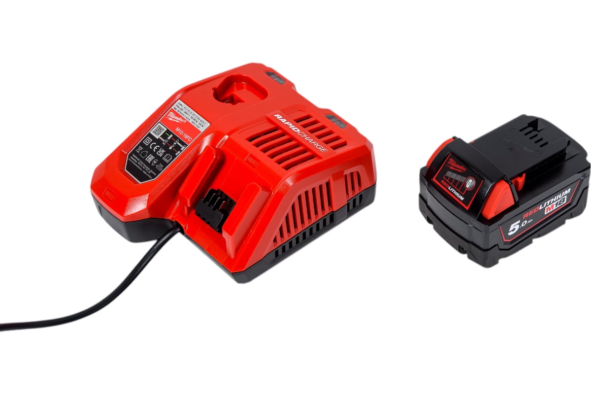 Аккумуляторная угловая шлифовальная машина Milwaukee M18 FSAGSVO125X ...