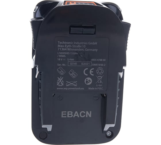 Аккумулятор L1850SHD AEG 4935478860 - выгодная цена, отзывы ...