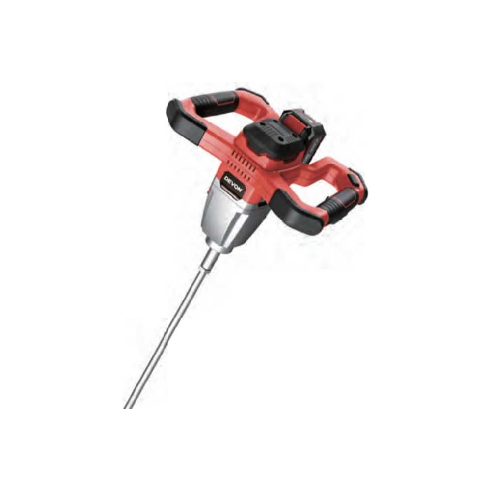 Аккумуляторный строительный миксер без аккумулятора и ЗУ DEVON 8150-Li ...