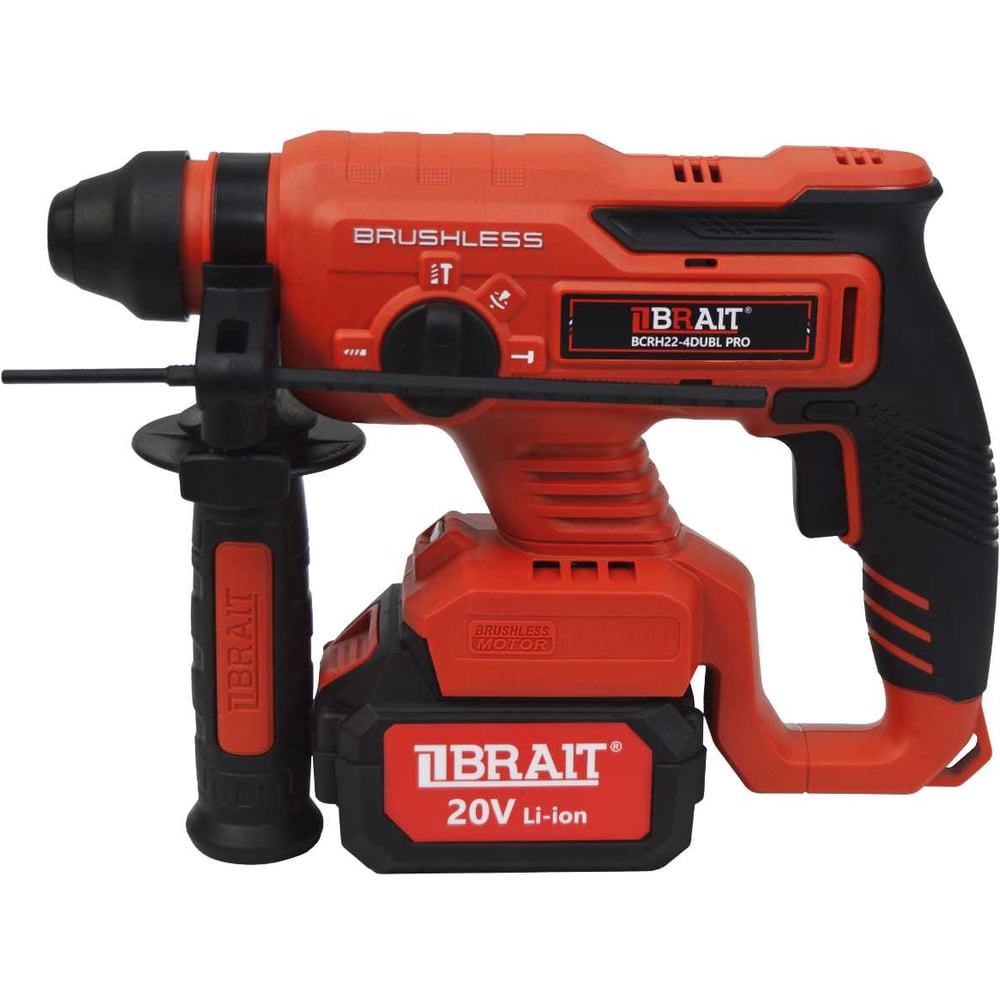 Перфоратор аккумуляторный BRAIT BCRH22-4DUBL PRO 21.01.253.087 - выгодная цена, отзывы ...