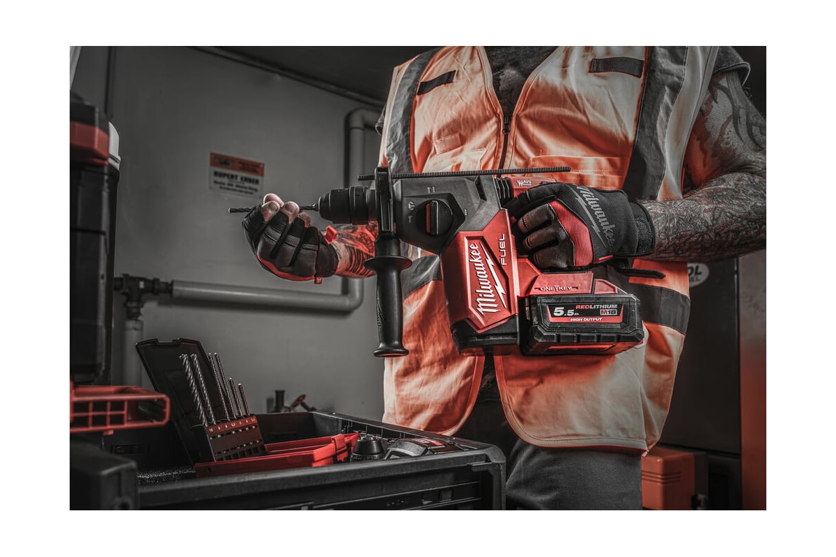 Аккумуляторный перфоратор Milwaukee SDS-Plus M18 FHX-0X 4933478888 ...