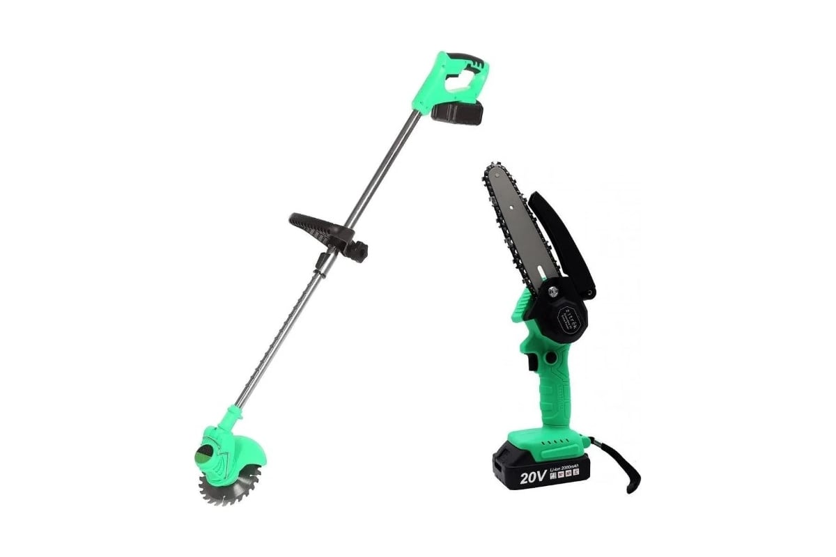 Набор аккумуляторного инструмента Zitrek GreenCut 20, GreenSaw 20 Extra ...