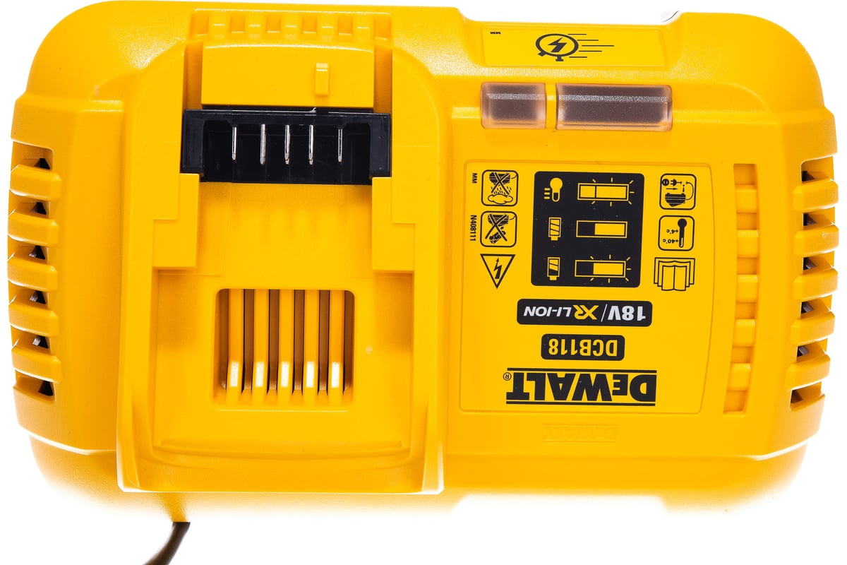 Универсальное зарядное устройство (18-54 В) DEWALT DCB118 - выгодная ...