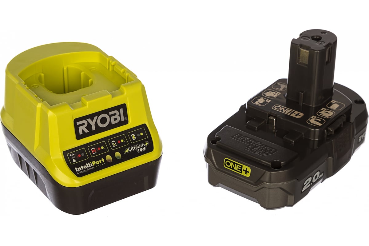 Набор Ryobi ONE+ RC18120-120 5133003368 аккумулятор (18 В; 2.0 А*ч; Li ...