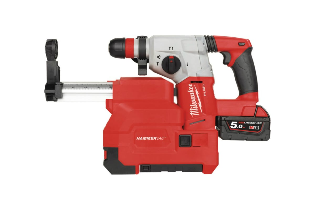 Аккумуляторный перфоратор с системой пылеудаления Milwaukee M18 CHXDE ...